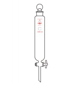 Graduated Cylindrical Separatory Funnel